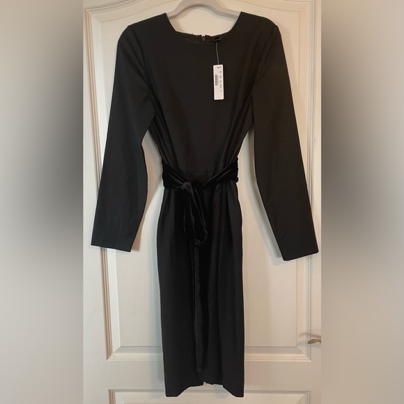 J. Crew | Dresses | 6 Mednwt Jcrew Black Day To Night Sheathe Dress ...